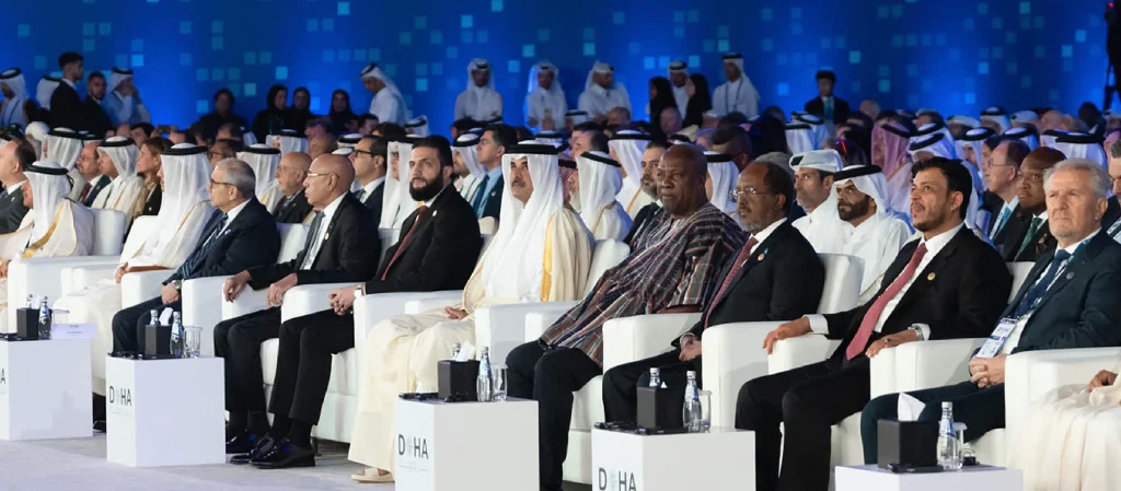 His Highness the Amir inaugurates Doha Forum 2025