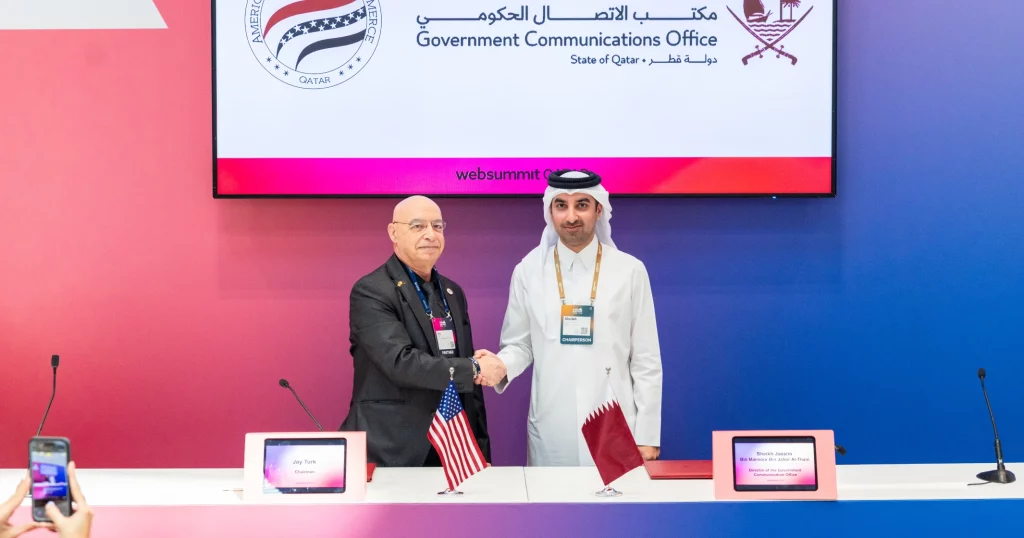 GCO signs MoU with AmCham Qatar at Web Summit